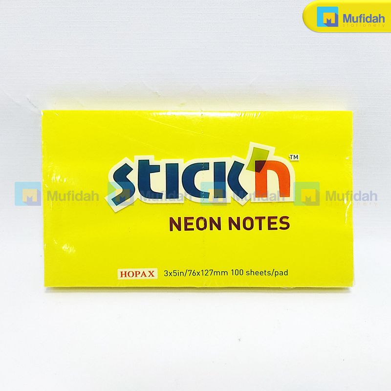 Stick Notes Neon 21135 Hopax