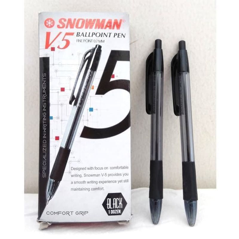 Ballpoint Snowman V5