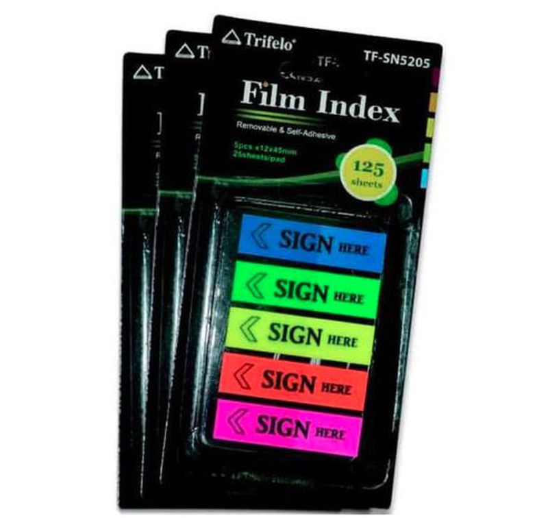 Post it sign here Pronto 125 Sheet I Bahan plastik