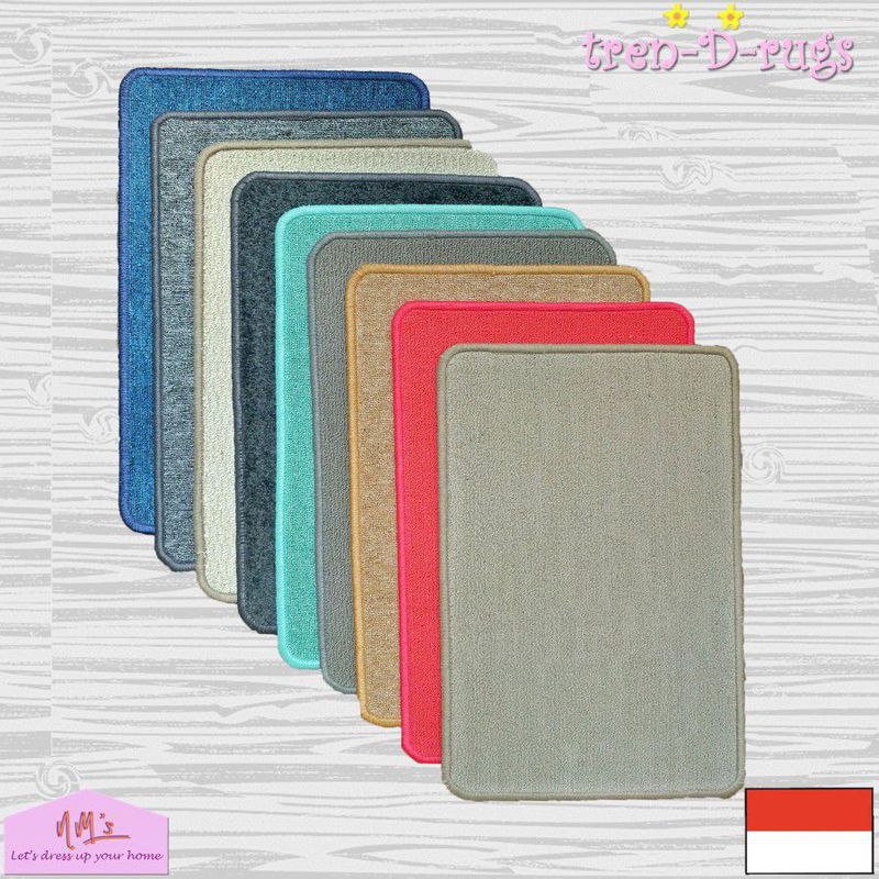 Keset Kaki Kamar Mandi / Memori Foam Mat Anti Slip - Light Pink