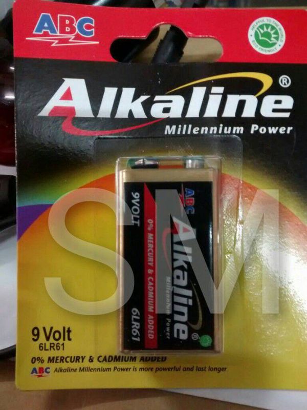 Baterai ABC Alkaline 9 Volt