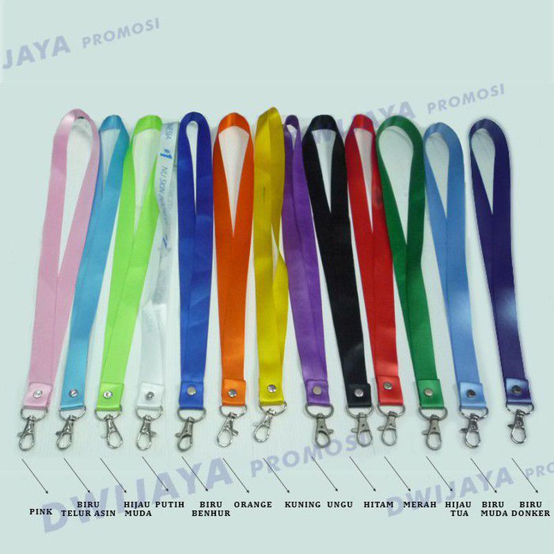 Tali ID Card - Tersedia dalam berbagai pilihan warna