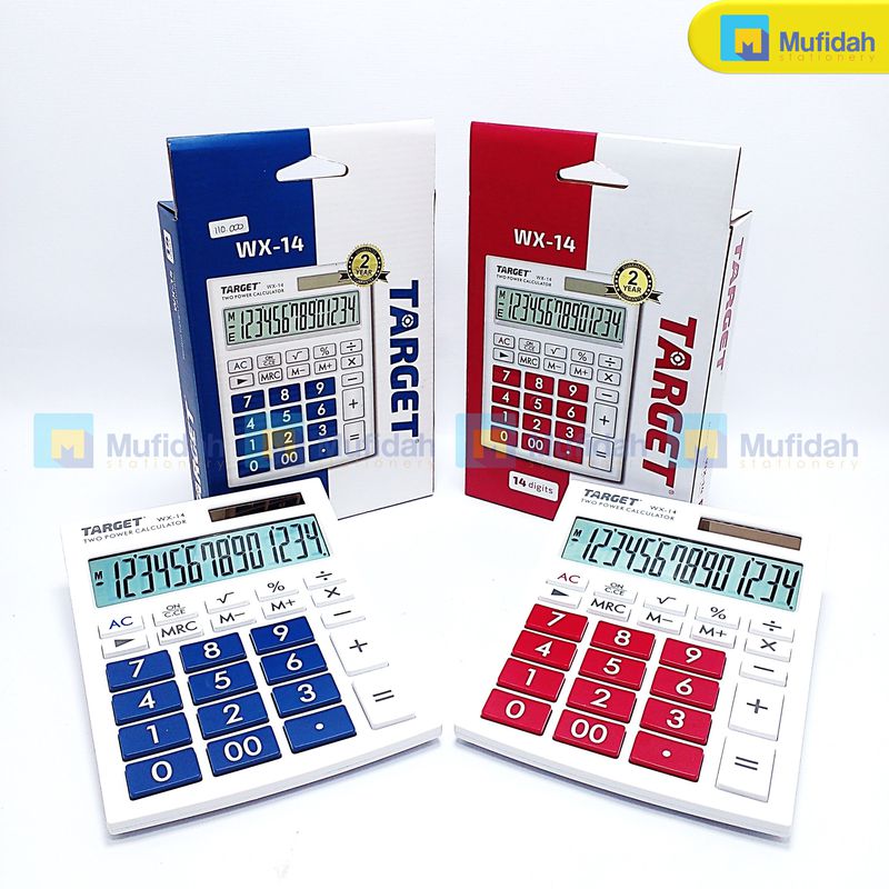 Kalkulator WX-14 Target - Merah