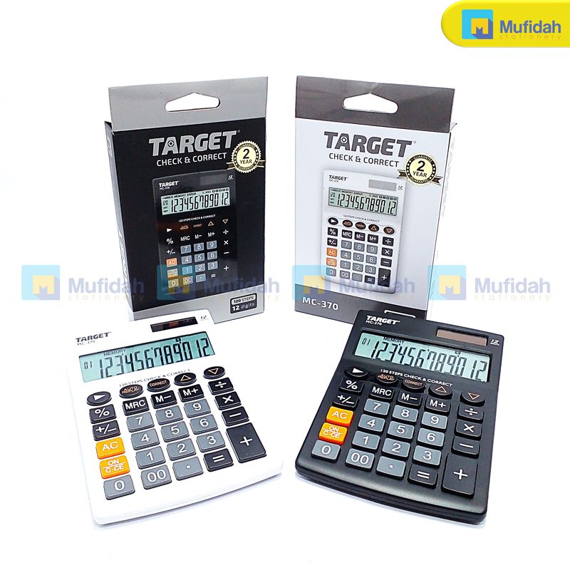 Kalkulator MC-370 Target - Hitam
