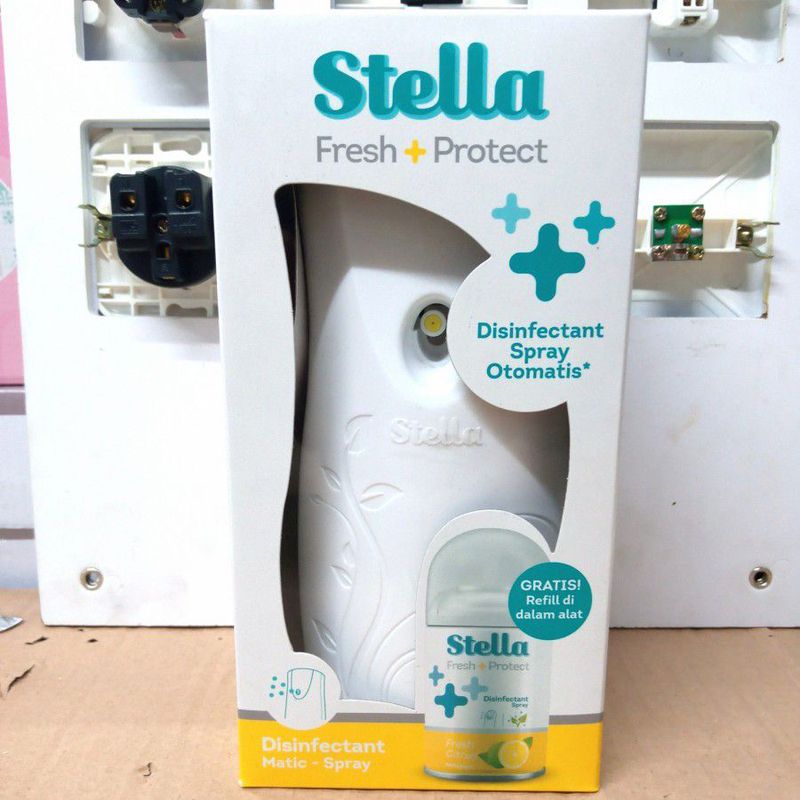Stella Alat Matic Spray Disinfectant 225ml Fresh + Protect