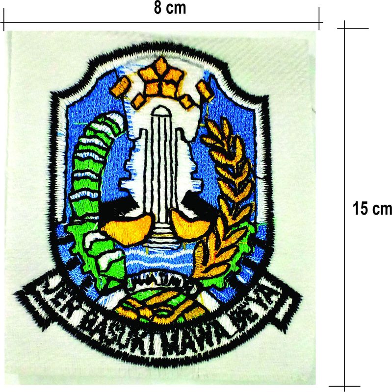 BADGE (Logo Pemprov, Tulisan Jatim, Lokasi SKPD)