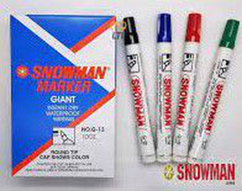 SPIDOL SNOWMAN MARKER BESAR
