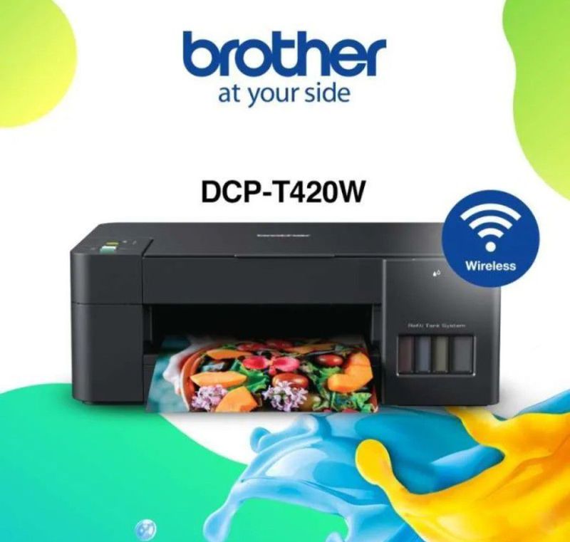 PRINTER BROTHER DCP-T420W INK TANK PRINT-SCAN-COPY