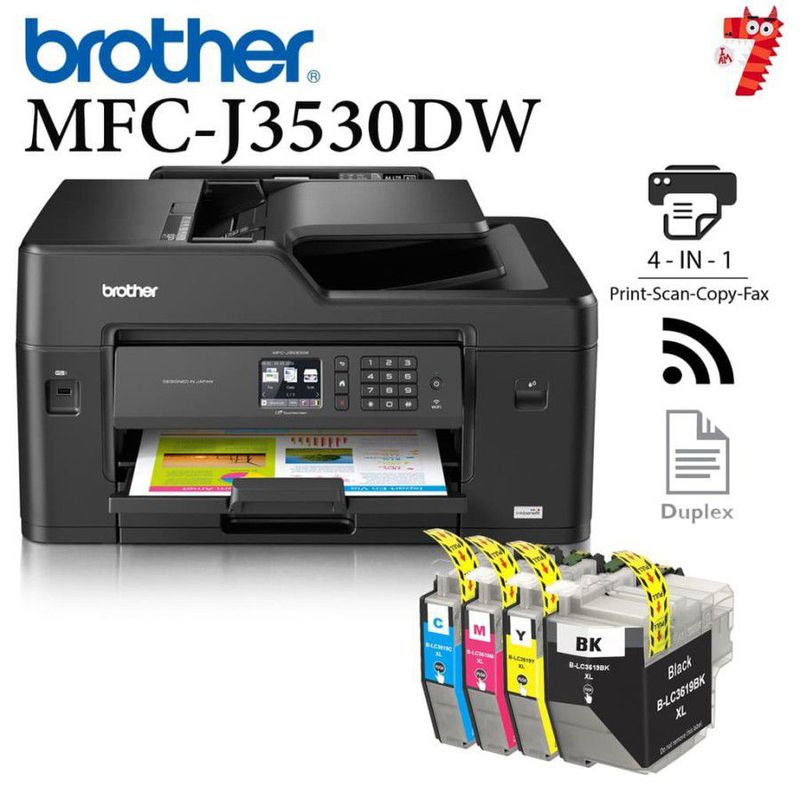 PRINTER BROTHER MFC-J3530DW A3 INK TANK PRINT-SCAN-COPY