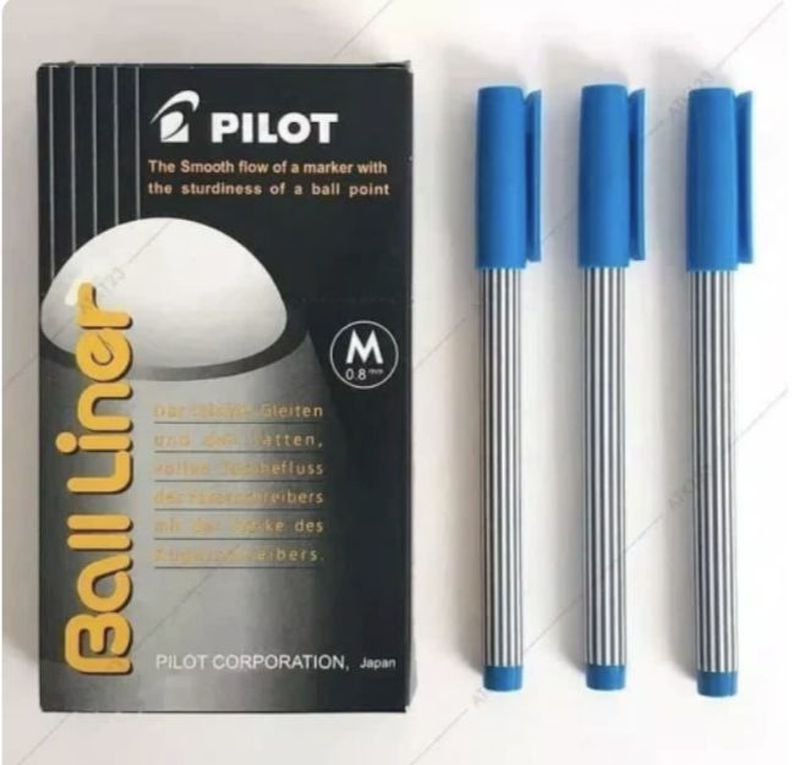 Pulpen Pilot Baliner 0.8 mm Pulpen Tanda Tangan - Biru - Hitam