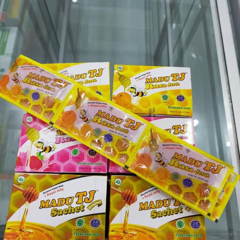 MADU TJ SACHET 20gr (1 BOX ISI 12 SACHET)