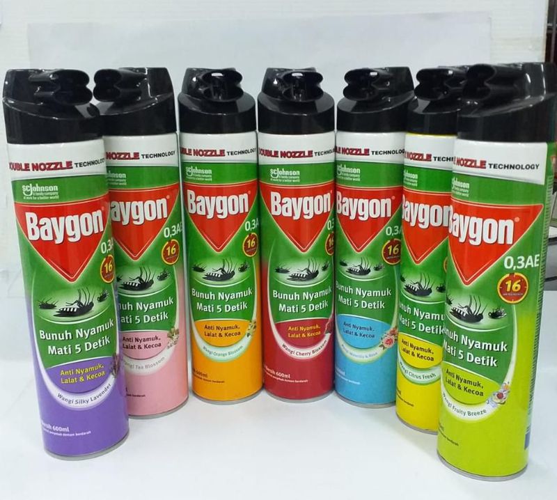 Baygon Obat Nyamuk Semprot 600ml
