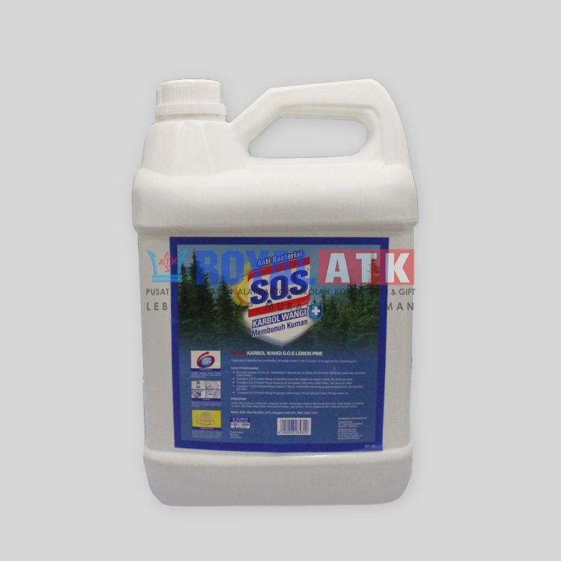 SOS KARBOL JERRYCAN 4L LEMON PINE 8999908264800