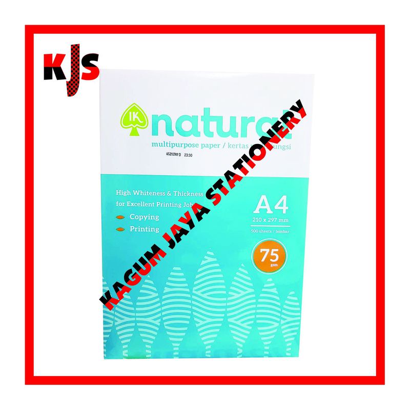 KERTAS HVS 75 GSM A4 E PAPER - KJS 017