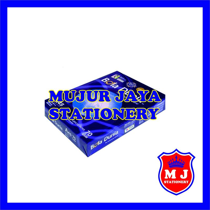 KERTAS HVS 70 GSM A4S BOLA DUNIA - MJS 030