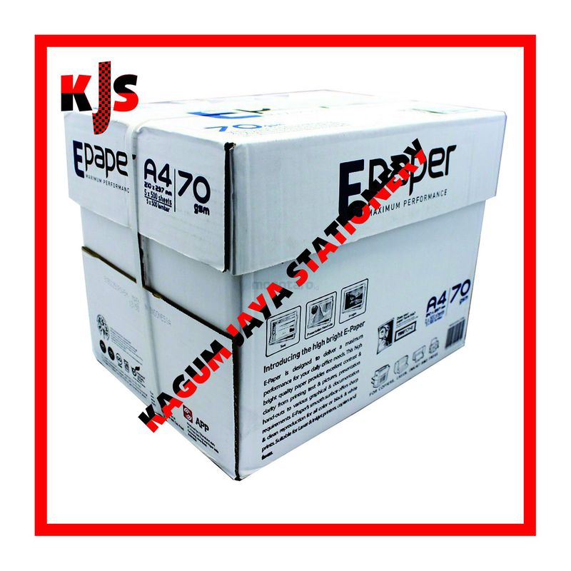 KERTAS HVS 70 GSM A4 E PAPER - KJS 019