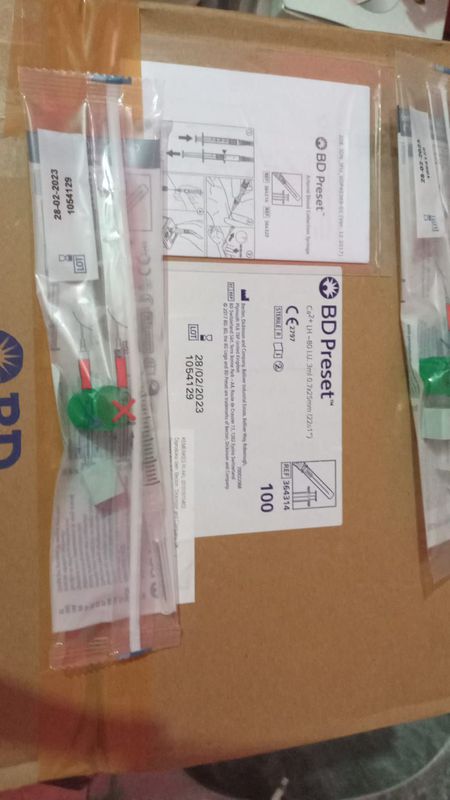 Spuit Heparin BD Preset