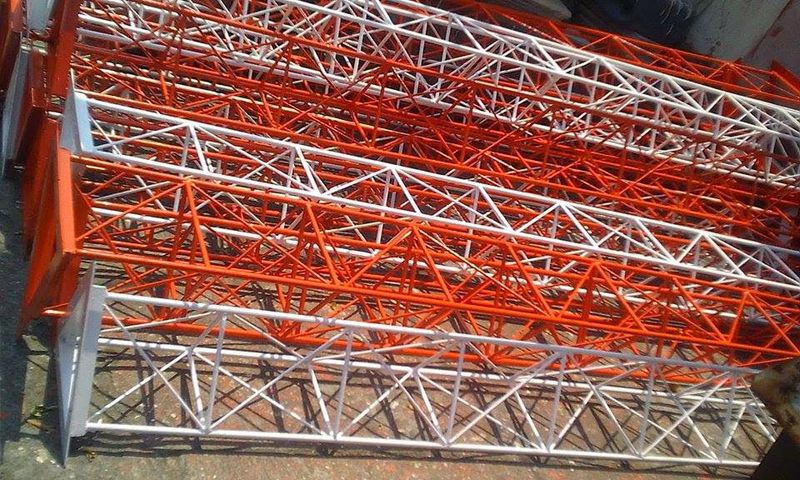 Fabrikasi Tower Triangle 30 meter