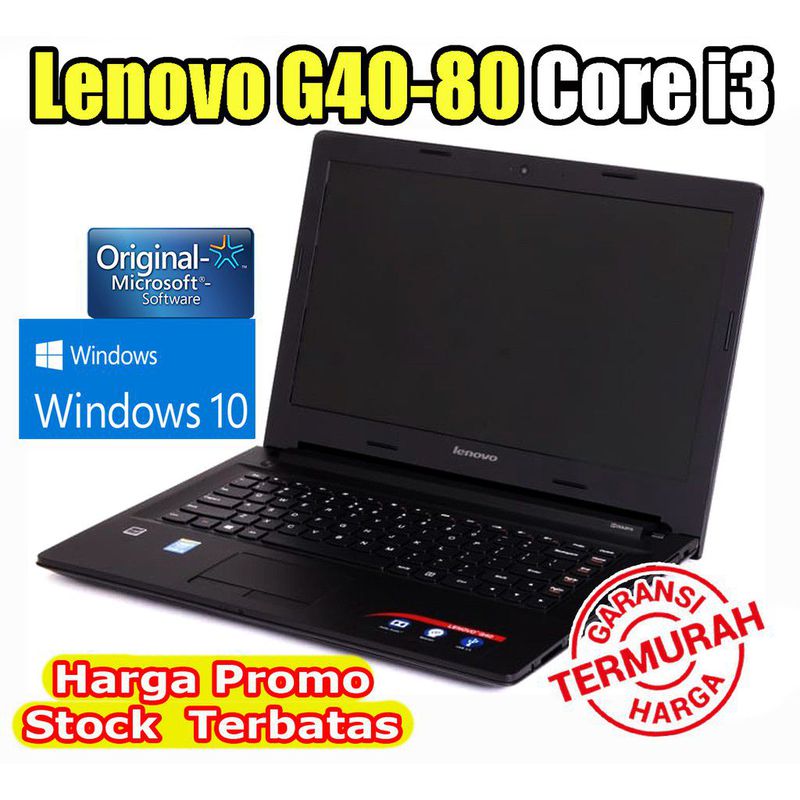 Laptop Lenovo G40-80 Core i3 RAM 4 GB Win 10 Original