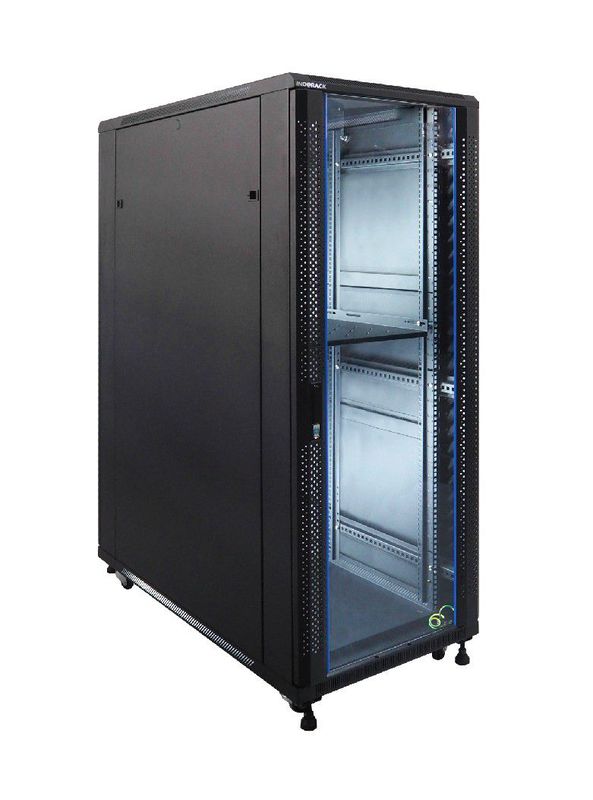 INDORACK IR11532G Standing Close Rack 32U Glass Door