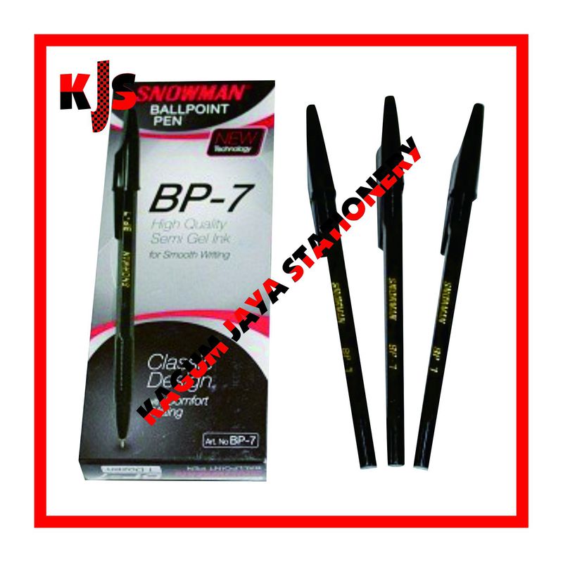 BALLPOINT TUTUP BP-7 SNOWMAN - KJS 454