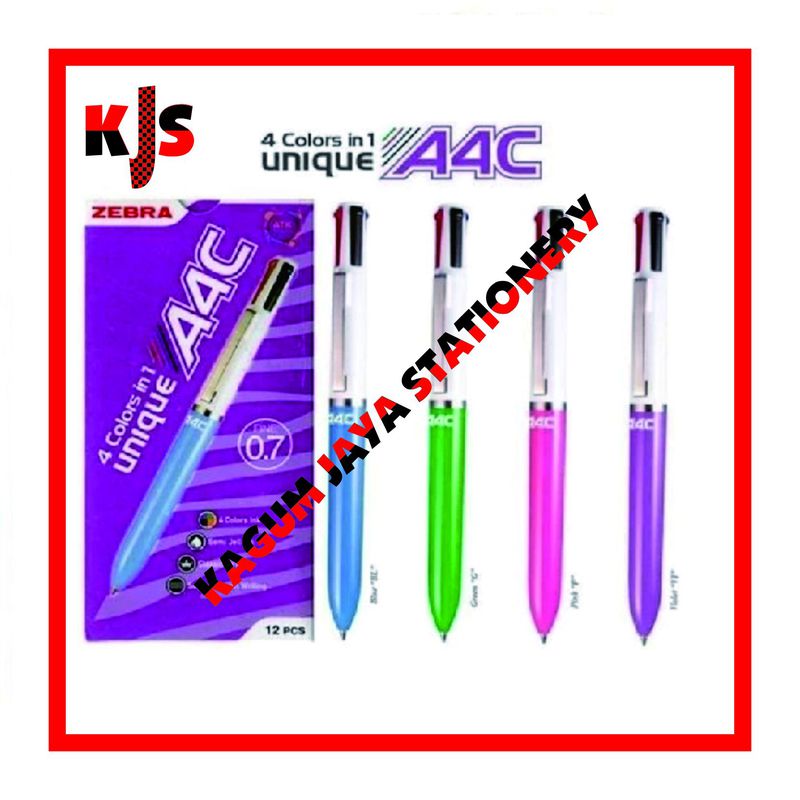 BALLPOINT 4 WARNA ZEBRA - KJS 480
