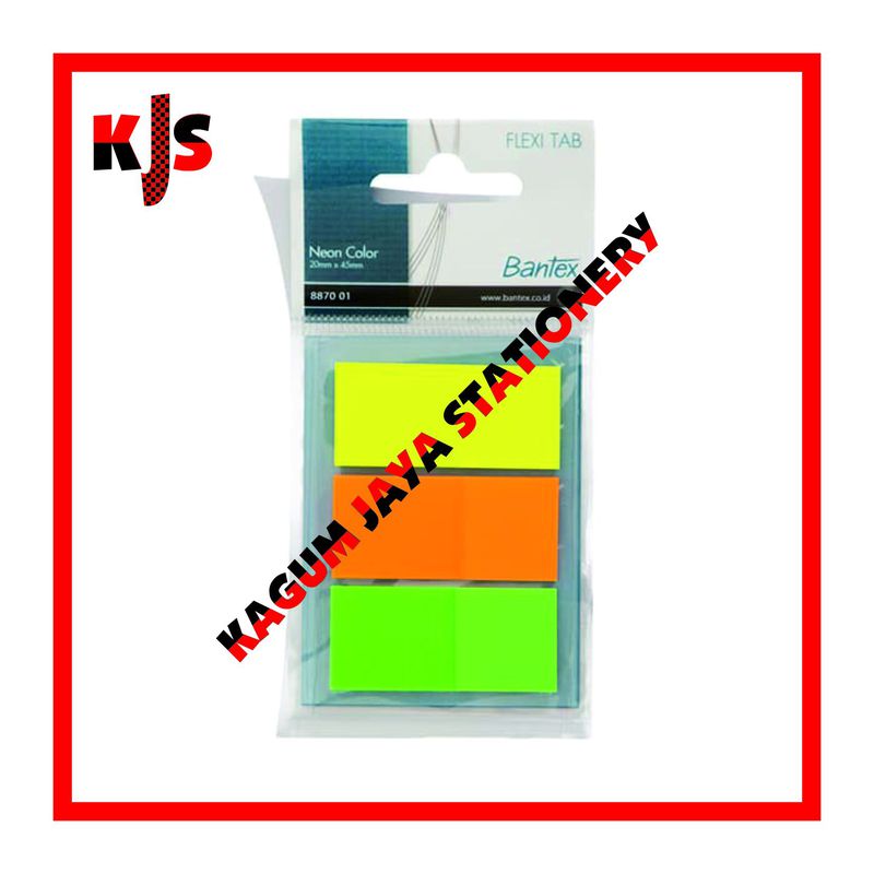 FLEXI TAB 3 COLOR BANTEX - KJS 166