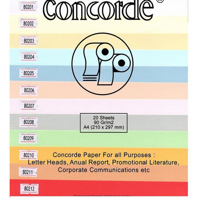KERTAS CONCORDE A4 100 GR - 80217