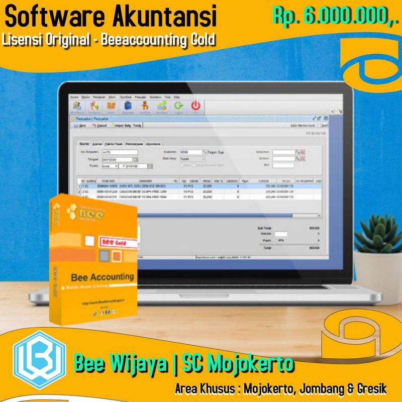 Beeaccounting Gold - Software Akuntansi & Kasir - Distributor Besar (Lisensi Original) - Server