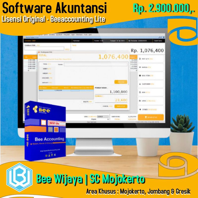 Beeaccounting Lite - Software Akuntansi & Kasir - Toko Kelontong (Lisensi Original) - Client