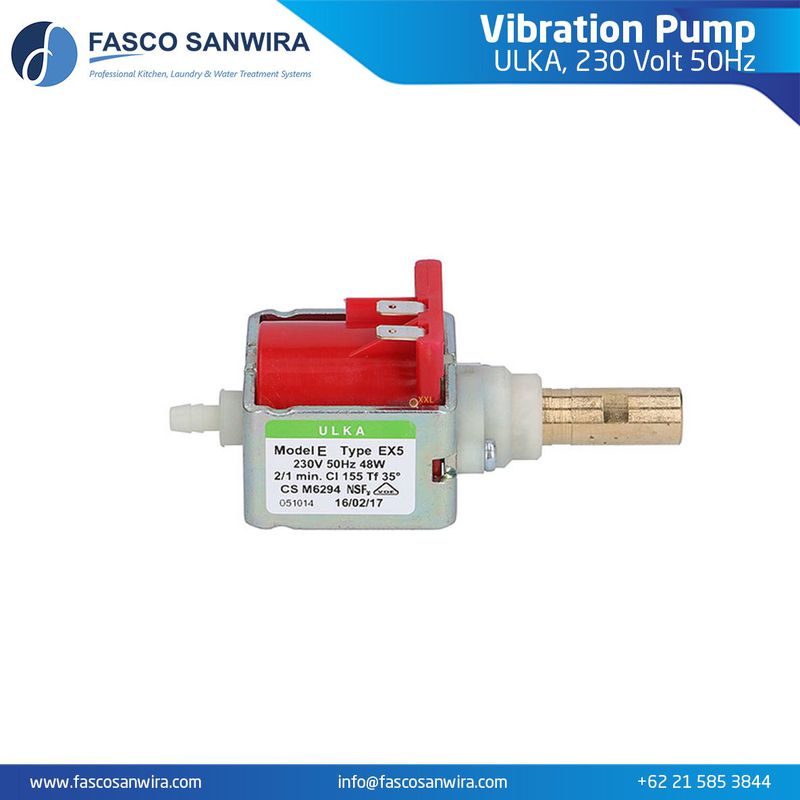 ASCASO Vibration Pump Type EX 5 230V 48W 50/60Hz Inlet ø 6 Outlet ø 1/8 ...