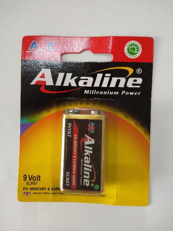 Baterai, Spesifikasi : Petak 9V Alkaline