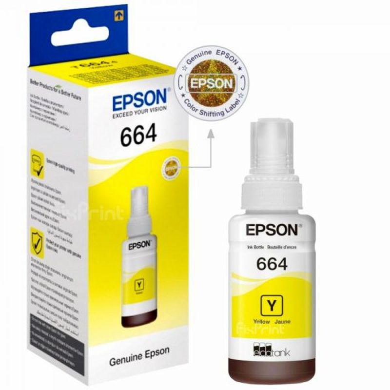 Tinta Epson 664 Yellow