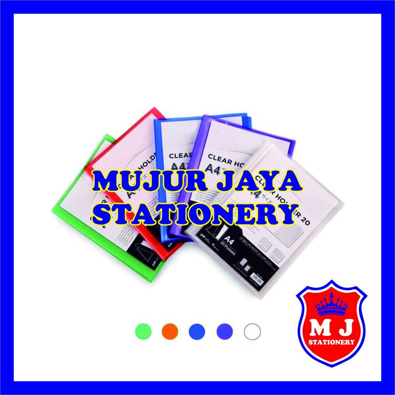 CLEAR HOLDER A4 30 LBR - MJS 274