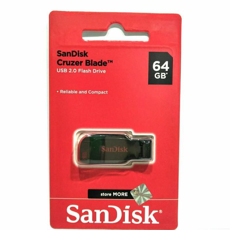 FLASHDISK SANDISK CRUZER BLADE 64GB