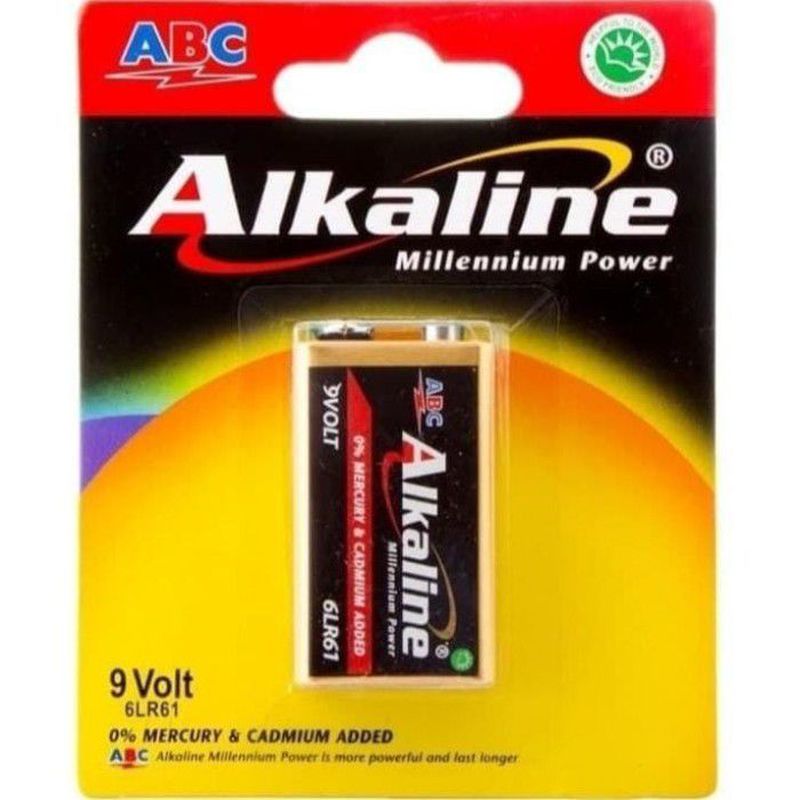 Baterai ABC Alkaline 9 Volt | Baterai Kotak