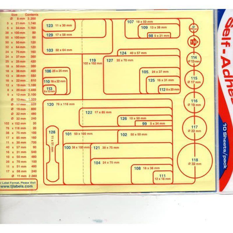 LABEL STIKER TOM & JERRY (99-129) - 120