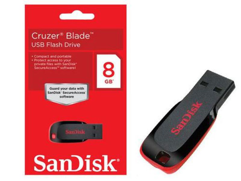 Flashdisk Sandisk Cruzer Blade - 64GB