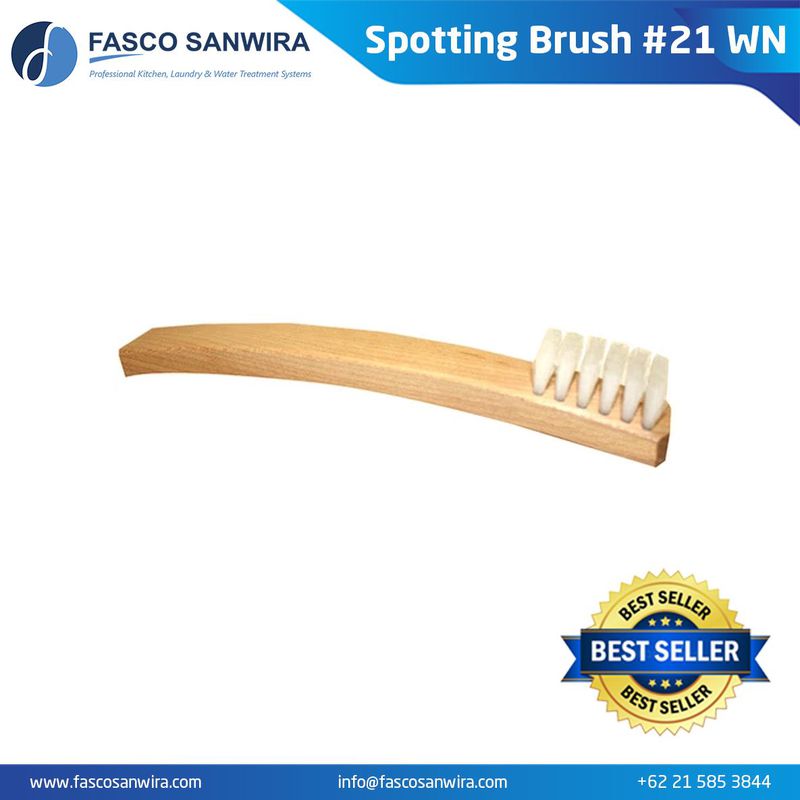 Spotting Brush #21 White Nylon
