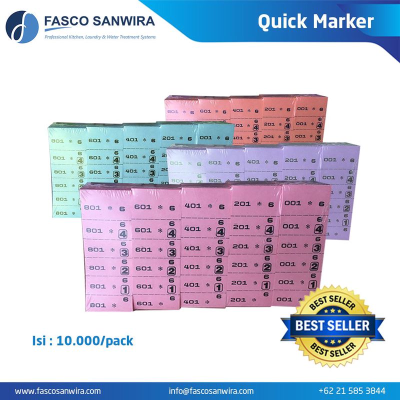 Quick Marker, Lebel pakaian, Kertas laundry