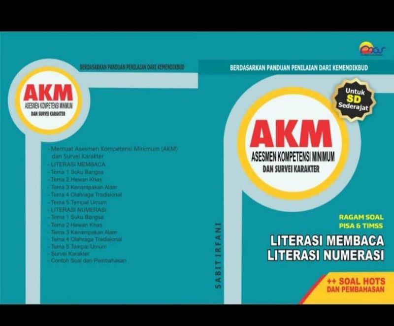 Cetak buku AKM Asesmen Kompetensi Minimum