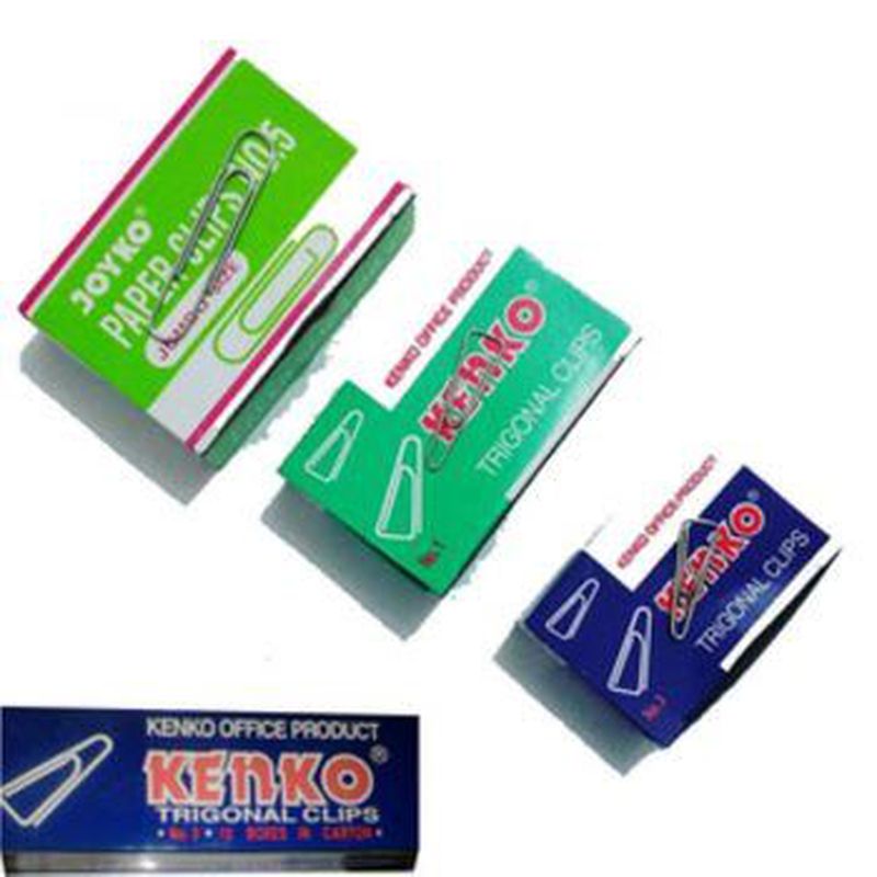 Trigonal Clip (Paperclip) Kenko - Besar No. 1