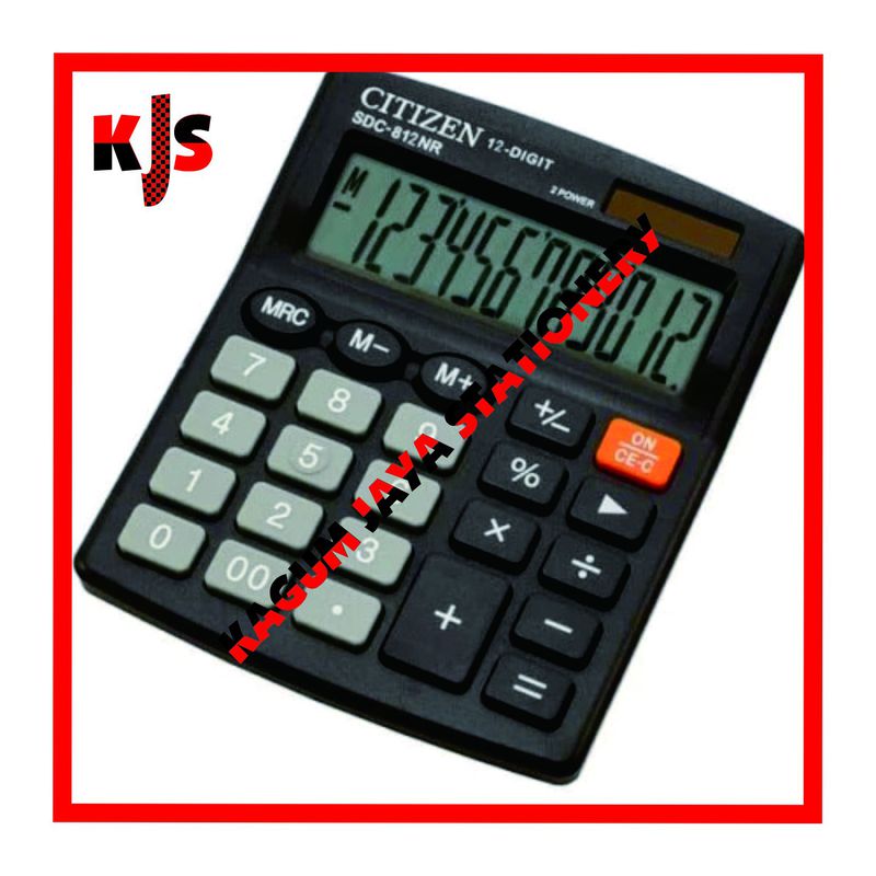 KALKULATOR 12 DIGIT CITIZEN SDC 812 NR - KJS 436