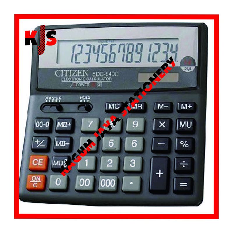 KALKULATOR 14 DIGIT CITIZEN SDC 640 - KJS 437