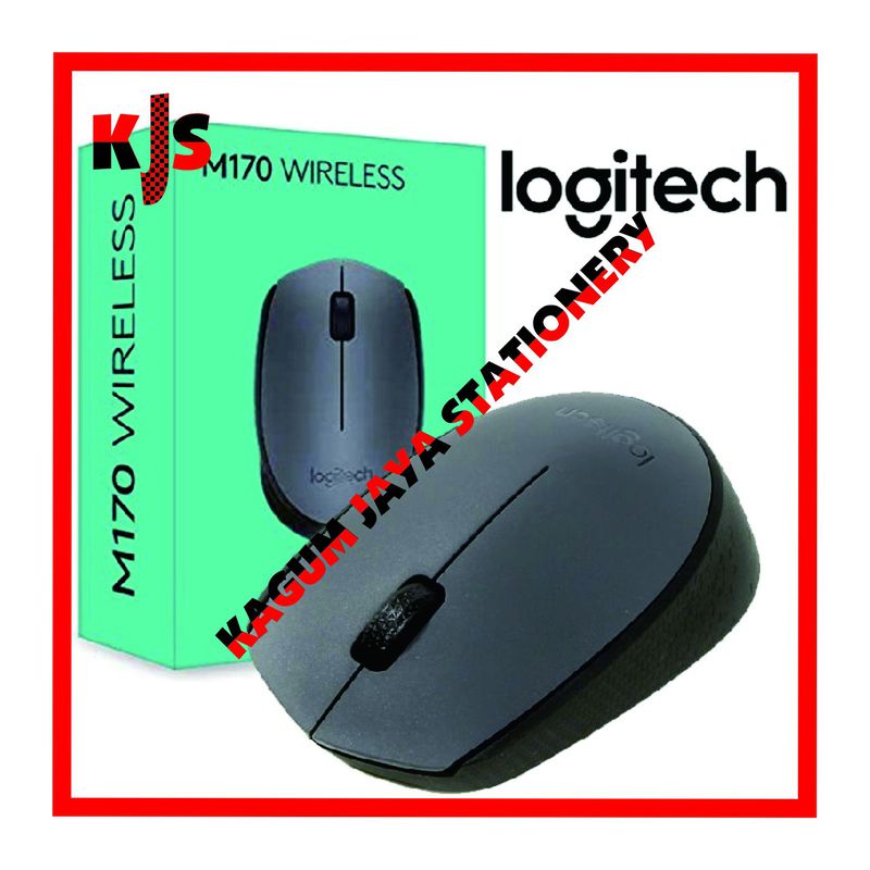 MOUSE WIRELESS LOGITECH M-170 - KJS 557