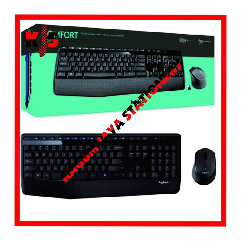 KEYBOARD + MOUSE WIRELESS LOGITECH MK-345 - KJS 562