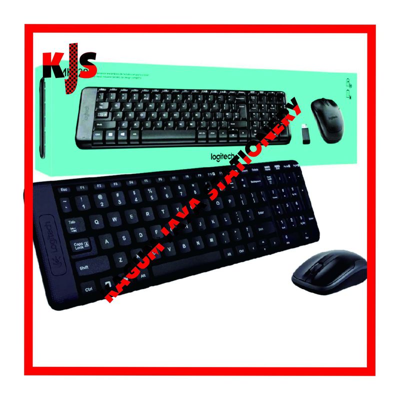 KEYBOARD + MOUSE WIRELESS LOGITECH MK-220 - KJS 560