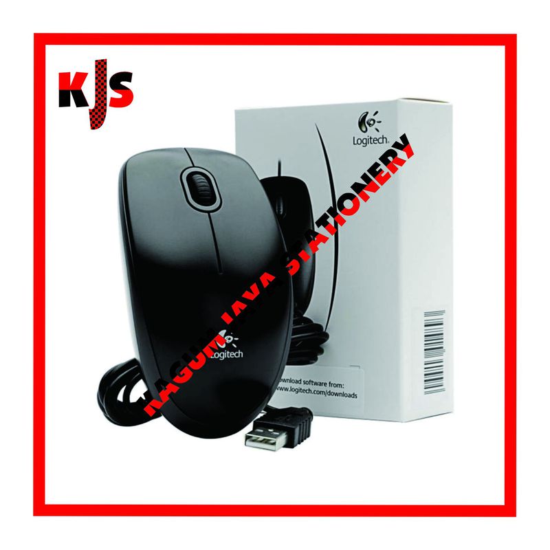 MOUSE KABEL LOGITECH B-100 - KJS 556