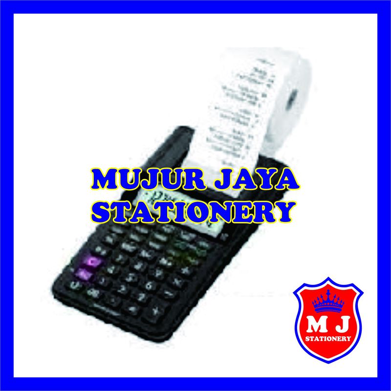 KALKULATOR 12 DIGIT PRINT AC CASIO HR 8 RC - MJS 432
