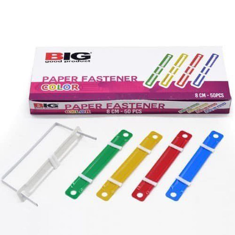 PAPER FASTENER BIG COLOR (PF-80) 8997013537048